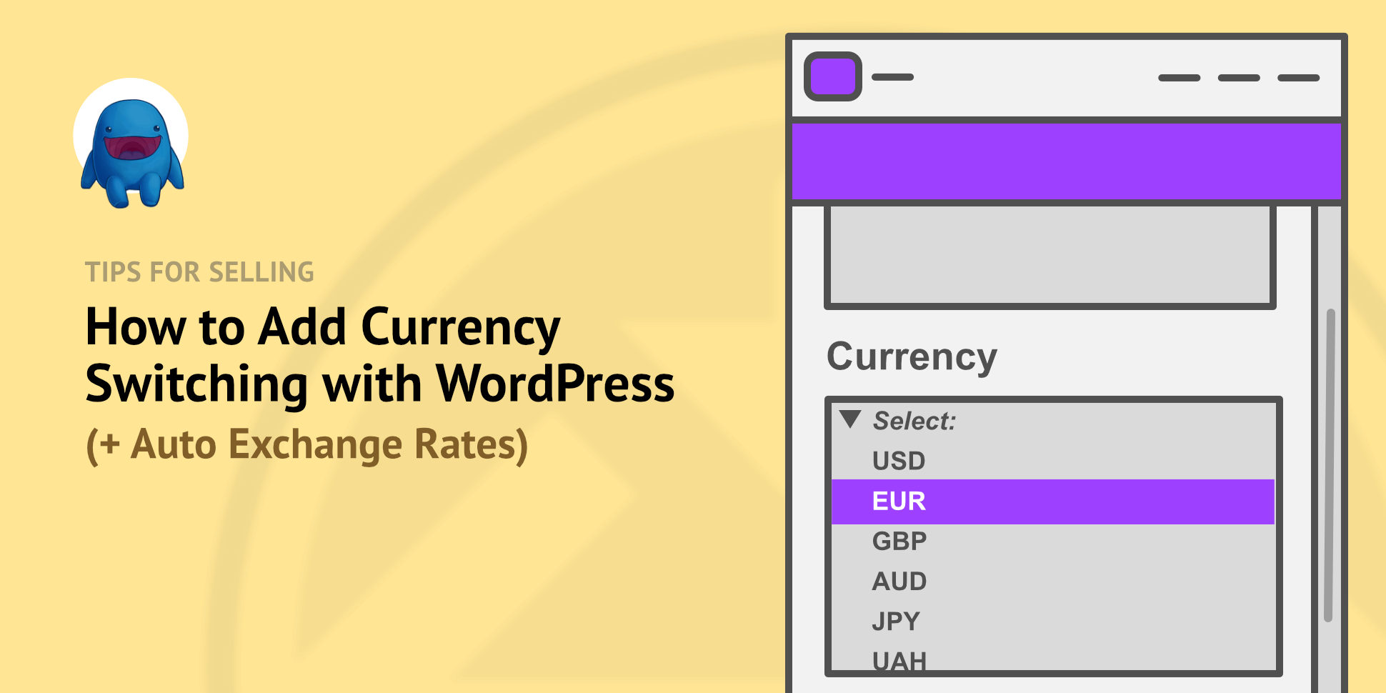 How to Add Currency Switching with WordPress