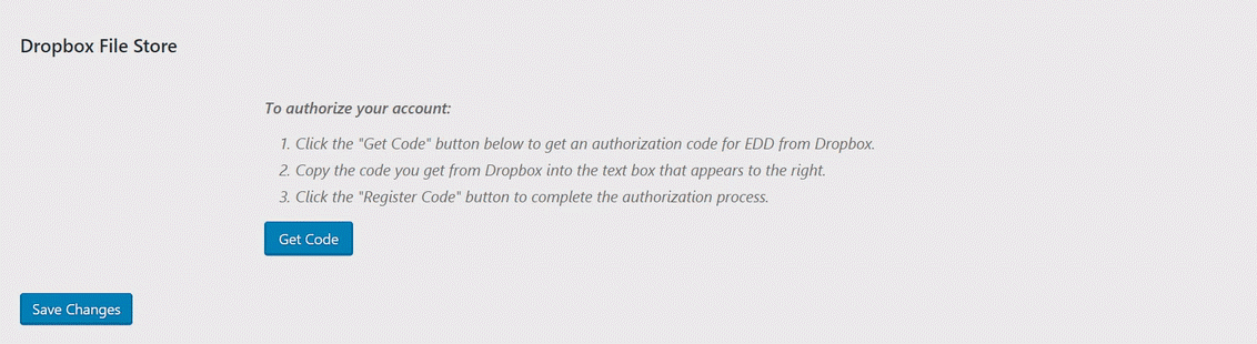File Store for Dropbox – Easy Digital Downloads